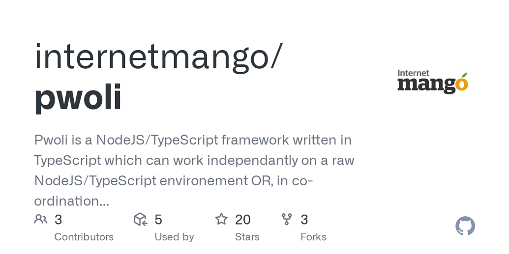 Happy to announce the release of Pwoli.js - The NodeJS version of Yii2 - Architecture, design ...